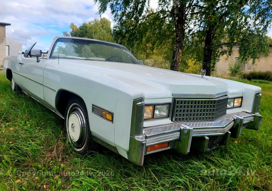 Balts Cadillac Eldorado 1976 Tallina, ar dzinēja tilpumu 8.20 L un nobraukumu 0 tūkst. km par 18900 €, foto 4 vietnē AUTOMOTO.COM.LV