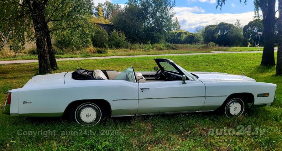 Balts Cadillac Eldorado 1976 Tallina, ar dzinēja tilpumu 8.20 L un nobraukumu 0 tūkst. km par 18900 €, foto 16 vietnē AUTOMOTO.COM.LV