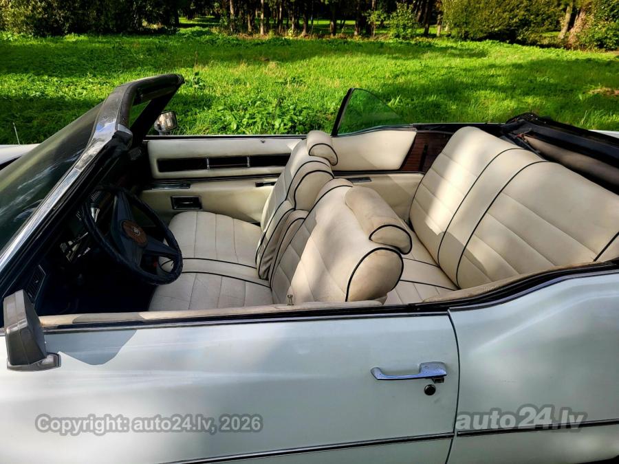 Balts Cadillac Eldorado 1976 Tallina, ar dzinēja tilpumu 8.20 L un nobraukumu 0 tūkst. km par 18900 €, foto 17 vietnē AUTOMOTO.COM.LV