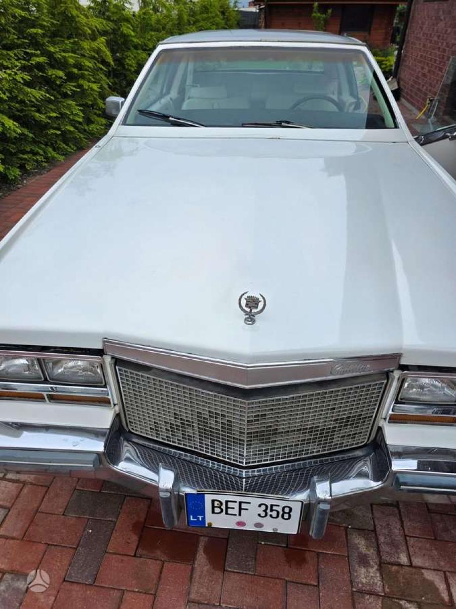Balts Cadillac Eldorado 1981 Kauņa, ar dzinēja tilpumu 6.10 L un nobraukumu 110 tūkst. km par 7300 €, foto 5 vietnē AUTOMOTO.COM.LV
