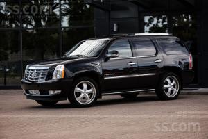 Melns Cadillac Escalade 2006 Jelgava, ar dzinēja tilpumu 6.20 L un nobraukumu 292 tūkst. km par 10500 €, foto  vietnē AUTOMOTO.COM.LV