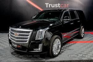 Black Cadillac Escalade 2016 in Parnu, with an engine capacity of 6.20 L and mileage of 92 thousand km for 45000 €, photo  on AUTOMOTO.COM.LV