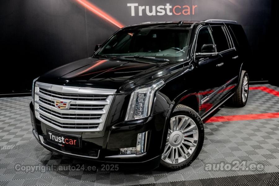 Black Cadillac Escalade 2016 in Parnu, with an engine capacity of 6.20 L and mileage of 92 thousand km for 45000 €, photo 3 on AUTOMOTO.COM.LV