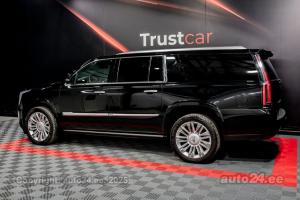 Black Cadillac Escalade 2016 in Parnu, with an engine capacity of 6.20 L and mileage of 92 thousand km for 45000 €, photo 5 on AUTOMOTO.COM.LV