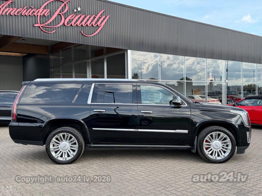 Melns Cadillac Escalade 2016 Tallina, ar dzinēja tilpumu 6.20 L un nobraukumu 93 tūkst. km par 39900 €, foto 6 vietnē AUTOMOTO.COM.LV