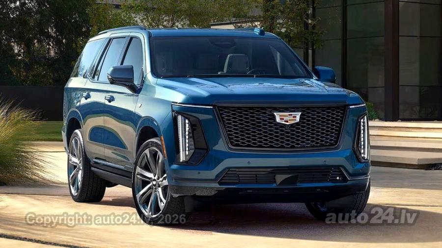 Melns Cadillac Escalade 2026 Tallina, ar dzinēja tilpumu 6.20 L un nobraukumu 39 tūkst. km par 173000 €, foto 1 vietnē AUTOMOTO.COM.LV
