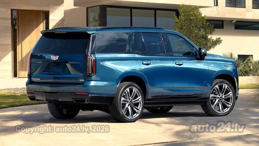 Melns Cadillac Escalade 2026 Tallina, ar dzinēja tilpumu 6.20 L un nobraukumu 39 tūkst. km par 173000 €, foto 3 vietnē AUTOMOTO.COM.LV