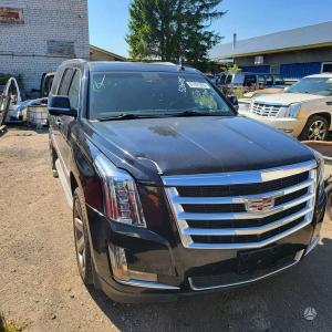 Black Cadillac Escalade 2015 in Tallinn, with an engine capacity of 6.20 L and mileage of 140 thousand km for 17000 €, photo  on AUTOMOTO.COM.LV