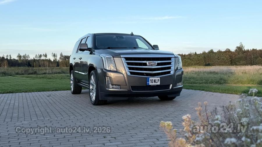 Brūns Cadillac Escalade 2015 Tallina, ar dzinēja tilpumu 6.20 L un nobraukumu 243 tūkst. km par 24900 €, foto 1 vietnē AUTOMOTO.COM.LV