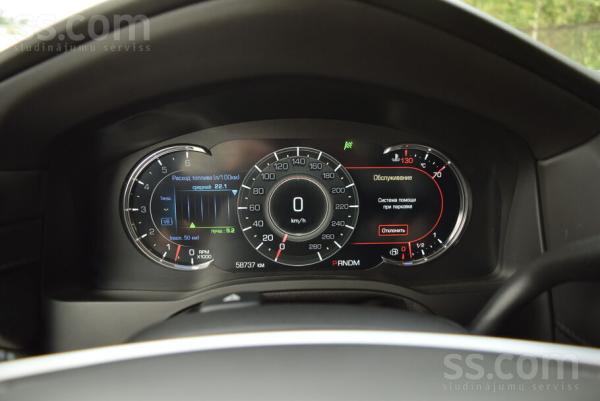 Grey Cadillac Escalade 2016 in Riga, with an engine capacity of 6.20 L and mileage of 59 thousand km for 39000 €, photo 9 on AUTOMOTO.COM.LV