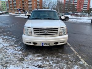 White Cadillac Escalade 2004 in Tallinn, with an engine capacity of 6.00 L and mileage of 388 thousand km for 6700 €, photo 3 on AUTOMOTO.COM.LV