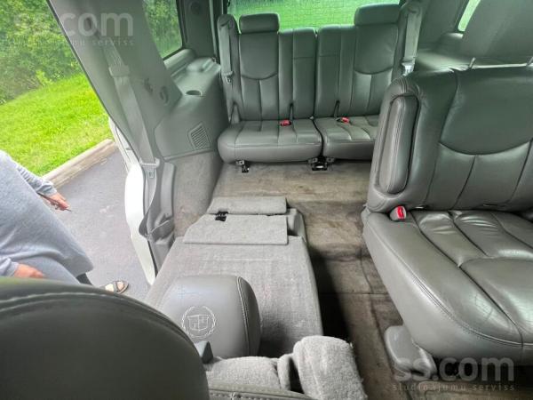 Balts Cadillac Escalade 2006 Rīga, ar dzinēja tilpumu 6.00 L un nobraukumu 323 tūkst. km par 5350 €, foto 8 vietnē AUTOMOTO.COM.LV