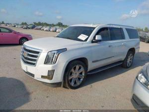 Balts Cadillac Escalade 2019 Viļņa, ar dzinēja tilpumu 6.16 L un nobraukumu 193 tūkst. km par 11999 €, foto 3 vietnē AUTOMOTO.COM.LV