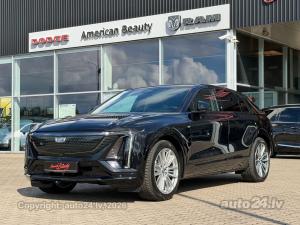 Black Cadillac Lyriq 2025 in Tallinn, with an engine capacity of 0.00 L and mileage of 1 thousand km for 53900 €, photo  on AUTOMOTO.COM.LV