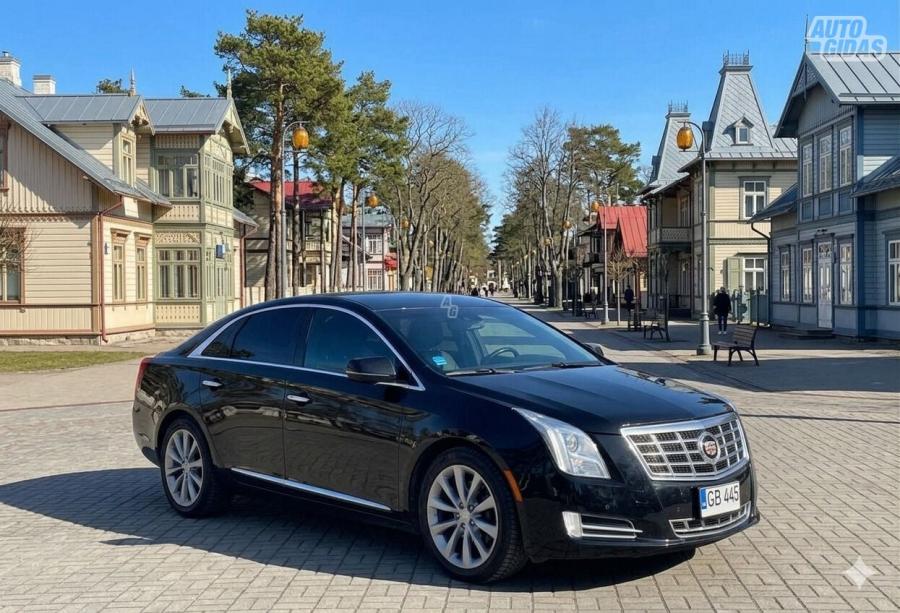 Black Cadillac XTS 2014 in Telschi, with an engine capacity of 3.60 L and mileage of 215 thousand km for 11000 €, photo 5 on AUTOMOTO.COM.LV