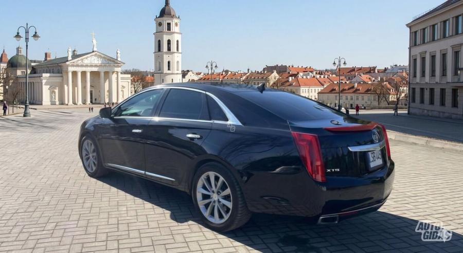 Black Cadillac XTS 2014 in Telschi, with an engine capacity of 3.60 L and mileage of 215 thousand km for 11000 €, photo 6 on AUTOMOTO.COM.LV