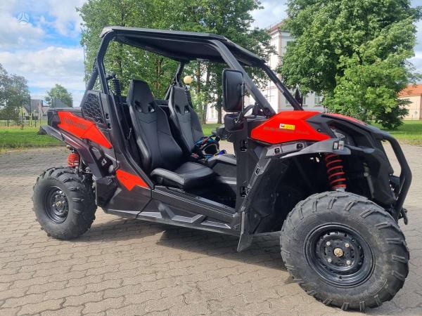 Red Can-Am Maverick 2020 in Akmene, with an engine capacity of 0.80 L and mileage of 2 thousand km for 11500 €, photo 2 on AUTOMOTO.COM.LV