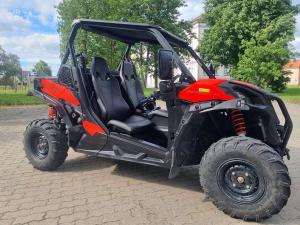 Red Can-Am Maverick 2020 in Akmene, with an engine capacity of 0.80 L and mileage of 2 thousand km for 11500 €, photo 3 on AUTOMOTO.COM.LV