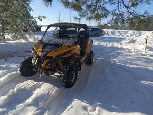 Yellow Can-Am Maverick 2016 in Trakai, with an engine capacity of 1.00 L and mileage of 7 thousand km for 8100 €, photo  on AUTOMOTO.COM.LV