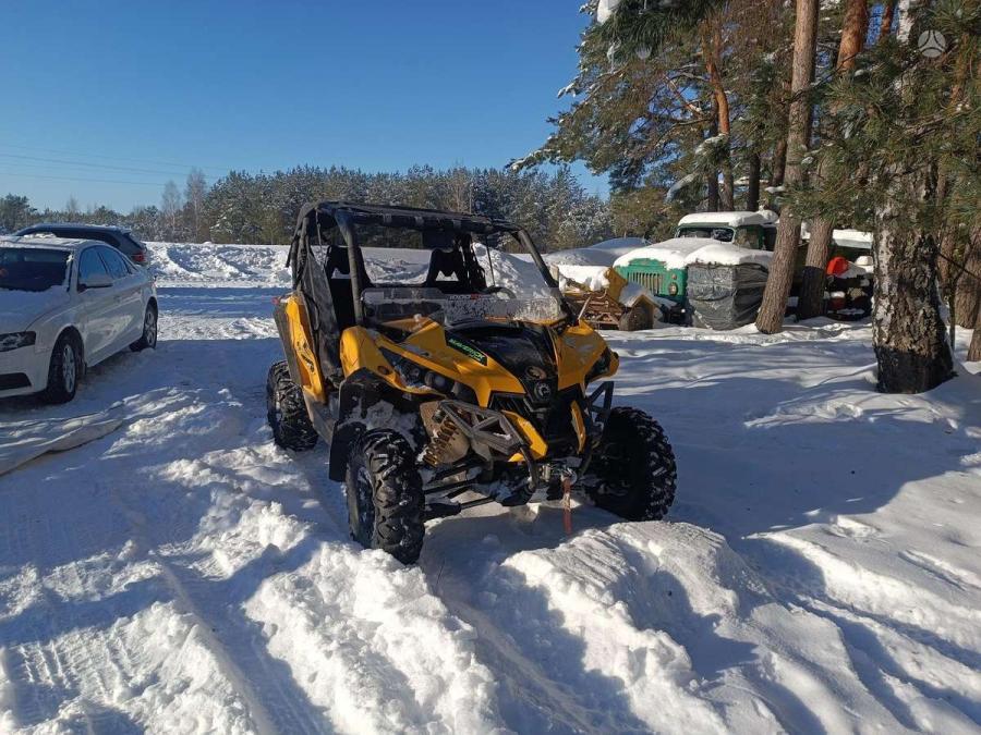 Желтый Can-Am Maverick 2016 в Тракай, объемом двигателя 1.00 л и пробегом 7 тыс. км за 8100 €, фото 2 на AUTOMOTO.COM.LV