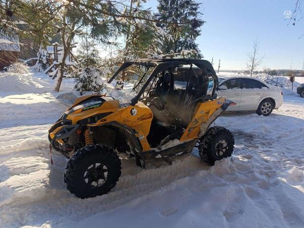 Yellow Can-Am Maverick 2016 in Trakai, with an engine capacity of 1.00 L and mileage of 7 thousand km for 8100 €, photo 6 on AUTOMOTO.COM.LV