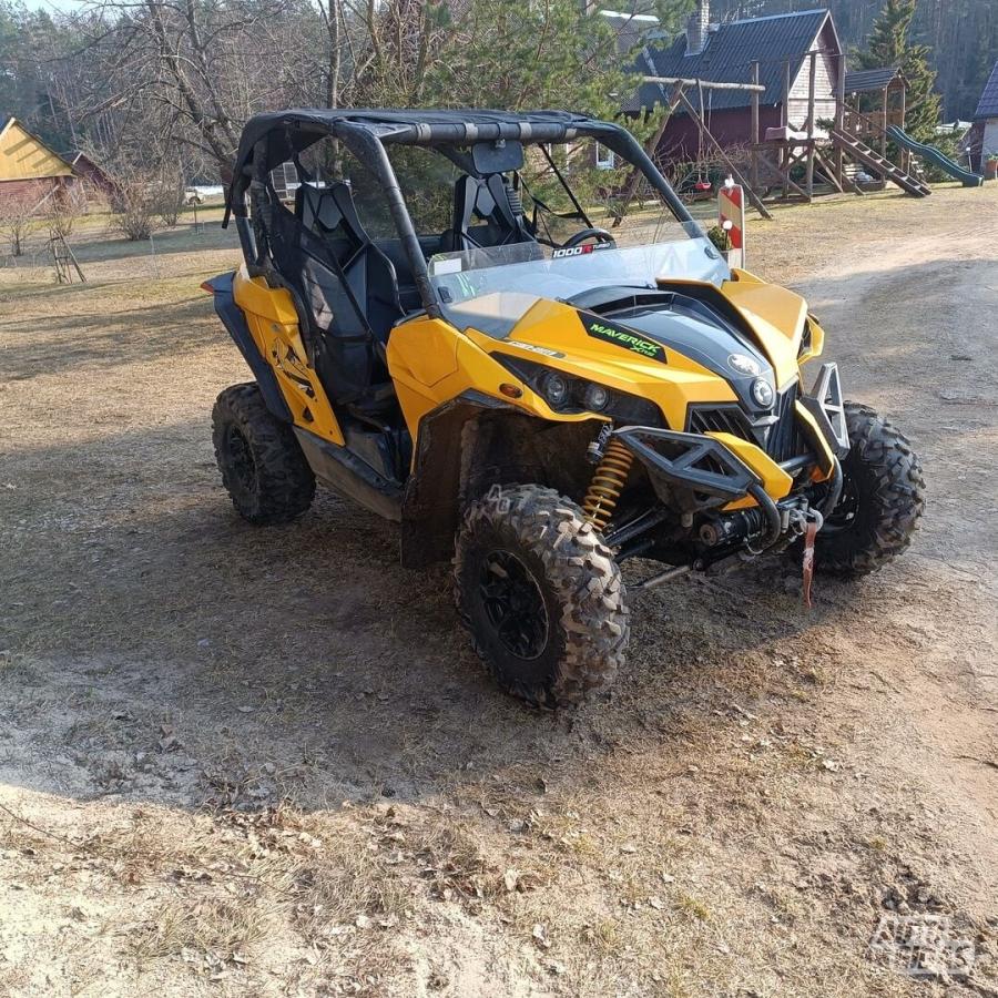 Yellow Can-Am Maverick 2016 in Trakai, with an engine capacity of 1.00 L and mileage of 7 thousand km for 7900 €, photo 1 on AUTOMOTO.COM.LV