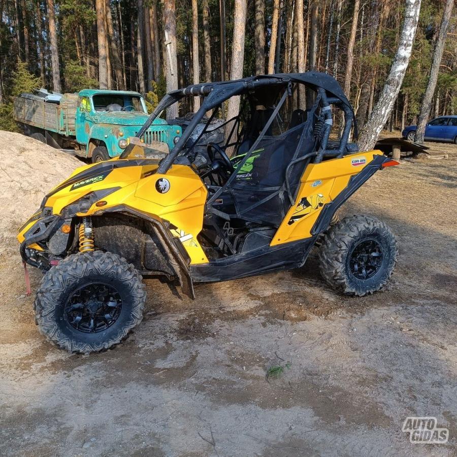 Yellow Can-Am Maverick 2016 in Trakai, with an engine capacity of 1.00 L and mileage of 7 thousand km for 7900 €, photo 3 on AUTOMOTO.COM.LV