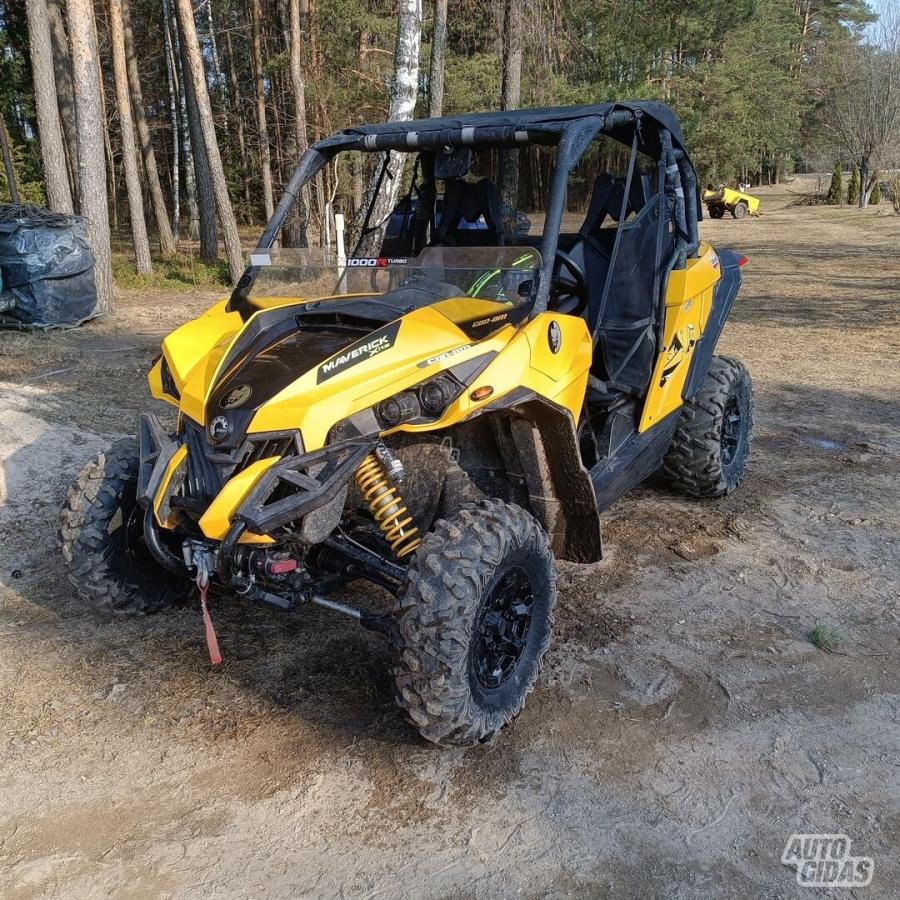 Yellow Can-Am Maverick 2016 in Trakai, with an engine capacity of 1.00 L and mileage of 7 thousand km for 7900 €, photo 4 on AUTOMOTO.COM.LV