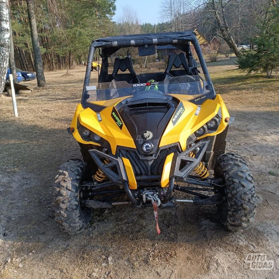 Yellow Can-Am Maverick 2016 in Trakai, with an engine capacity of 1.00 L and mileage of 7 thousand km for 7900 €, photo 5 on AUTOMOTO.COM.LV