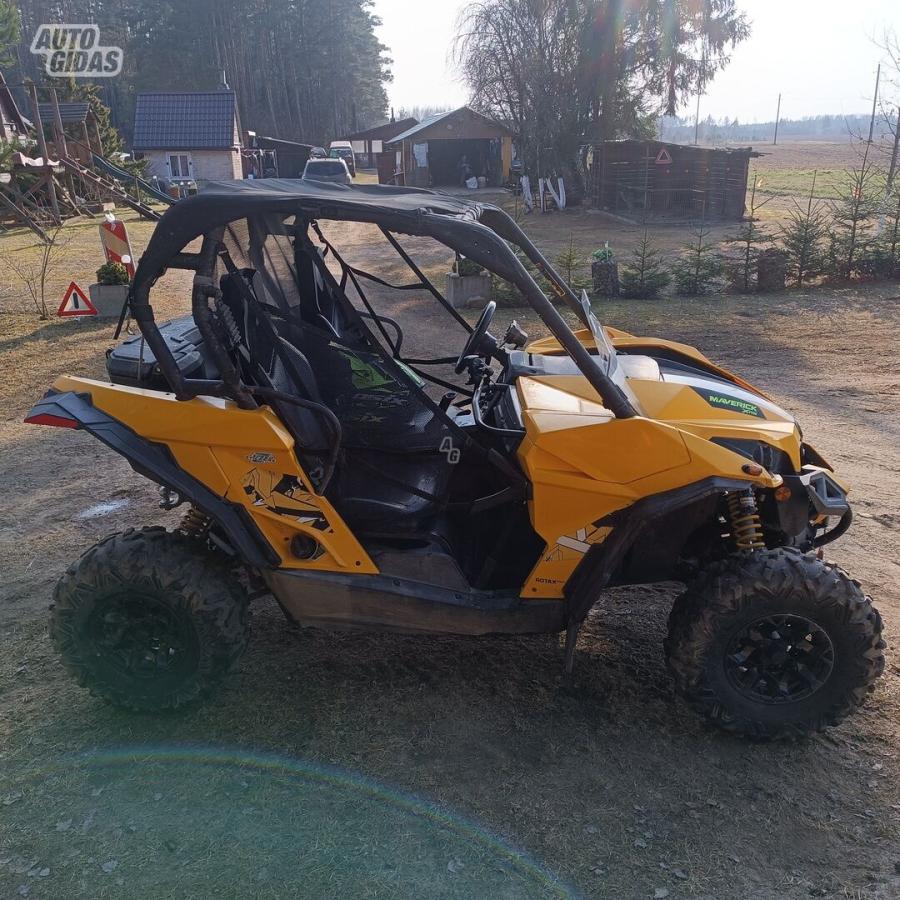 Yellow Can-Am Maverick 2016 in Trakai, with an engine capacity of 1.00 L and mileage of 7 thousand km for 7900 €, photo 7 on AUTOMOTO.COM.LV