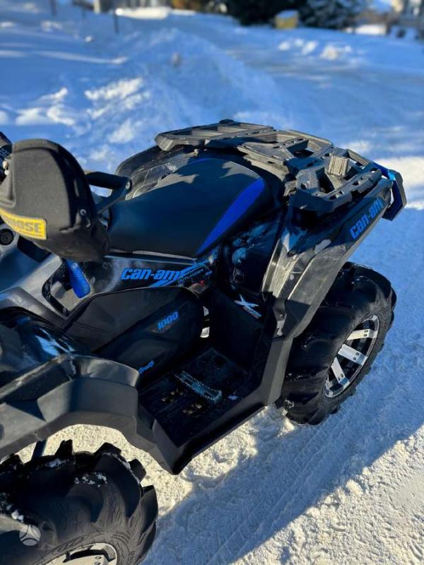 Black Can-Am Outlander 2012 in Moletai, with an engine capacity of 1.00 L and mileage of 8 thousand km for 7999 €, photo 10 on AUTOMOTO.COM.LV