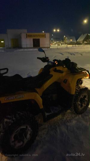 Black Can-Am Outlander 2015 in Rapla, with an engine capacity of 0.65 L and mileage of 0 thousand km for 7999 €, photo 15 on AUTOMOTO.COM.LV