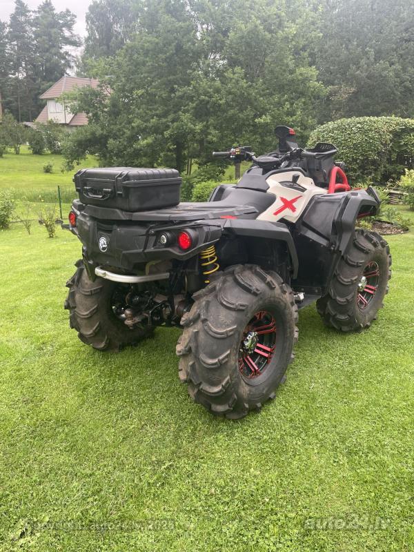 Black Can-Am Outlander 2015 in Tallinn, with an engine capacity of 0.65 L and mileage of 10 thousand km for 5900 €, photo 10 on AUTOMOTO.COM.LV