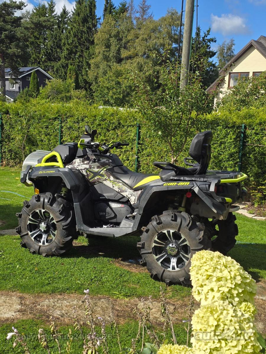 Черный Can-Am Outlander 2016 в Таллин, объемом двигателя 0.98 л и пробегом 3 тыс. км за 8990 €, фото 1 на AUTOMOTO.COM.LV