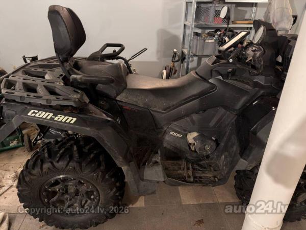 Black Can-Am Outlander 2018 in Tallinn, with an engine capacity of 0.98 L and mileage of 2 thousand km for 12000 €, photo 2 on AUTOMOTO.COM.LV