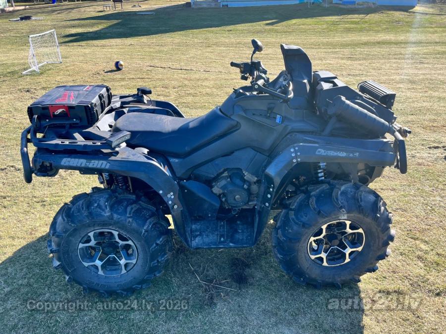 Black Can-Am Outlander 2018 in Rapla, with an engine capacity of 1.00 L and mileage of 1 thousand km for 9100 €, photo 4 on AUTOMOTO.COM.LV