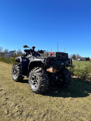 Black Can-Am Outlander 2018 in Rapla, with an engine capacity of 1.00 L and mileage of 1 thousand km for 9100 €, photo 5 on AUTOMOTO.COM.LV