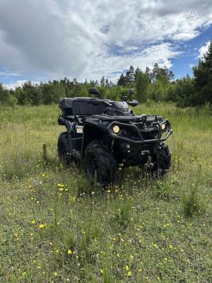 Black Can-Am Outlander 2018 in Vilnius, with an engine capacity of 1.00 L and mileage of 4 thousand km for 10500 €, photo  on AUTOMOTO.COM.LV