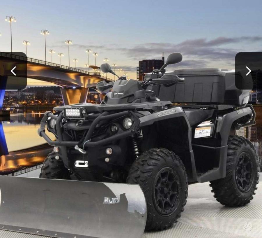Black Can-Am Outlander 2018 in Vilnius, with an engine capacity of 1.00 L and mileage of 4 thousand km for 10500 €, photo 16 on AUTOMOTO.COM.LV