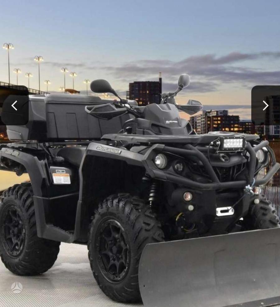 Black Can-Am Outlander 2018 in Vilnius, with an engine capacity of 1.00 L and mileage of 4 thousand km for 10500 €, photo 17 on AUTOMOTO.COM.LV