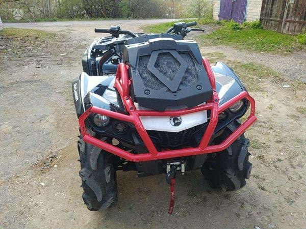 Black Can-Am Outlander 2018 in Vilnius, with an engine capacity of 0.65 L and mileage of 0 thousand km for 7000 €, photo 3 on AUTOMOTO.COM.LV