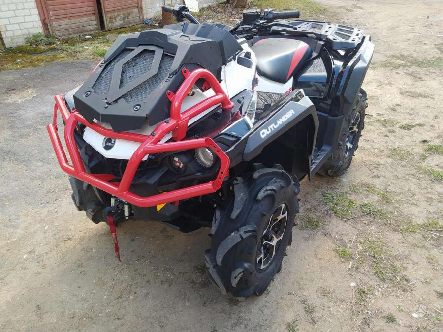 Черный Can-Am Outlander 2018 в Вильнюс, объемом двигателя 0.65 л и пробегом 0 тыс. км за 7000 €, фото 4 на AUTOMOTO.COM.LV