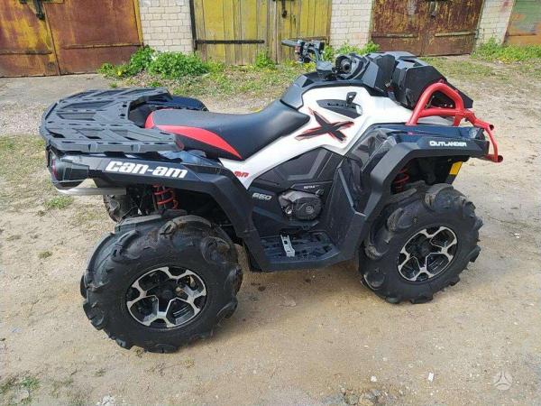 Black Can-Am Outlander 2018 in Vilnius, with an engine capacity of 0.65 L and mileage of 0 thousand km for 7000 €, photo 9 on AUTOMOTO.COM.LV