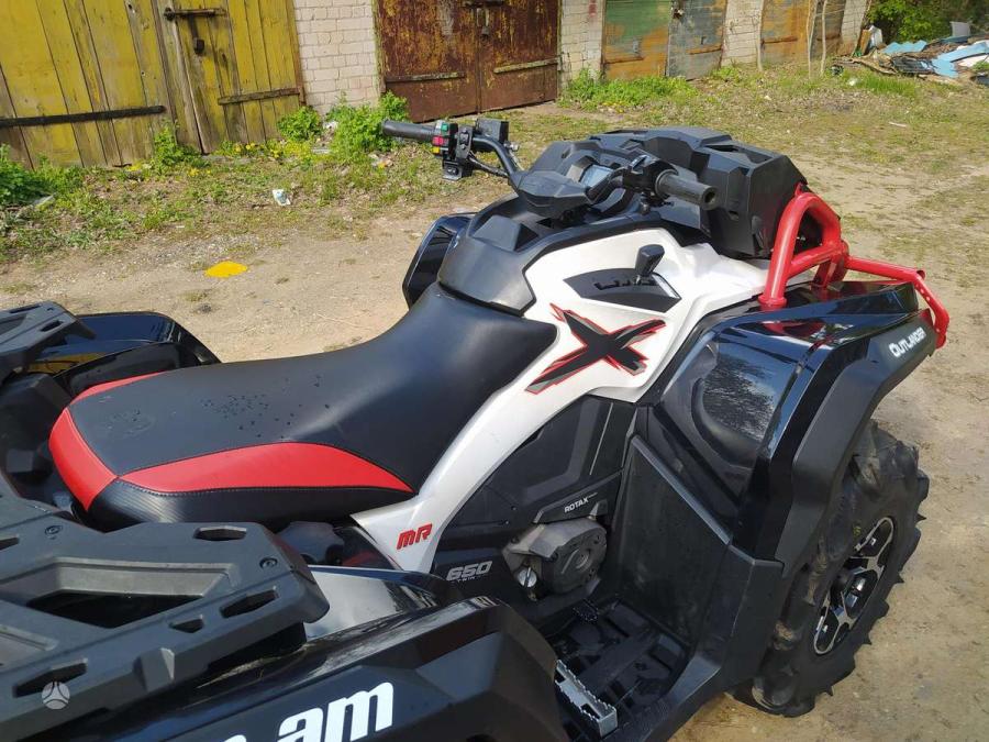Черный Can-Am Outlander 2018 в Вильнюс, объемом двигателя 0.65 л и пробегом 0 тыс. км за 7000 €, фото 10 на AUTOMOTO.COM.LV
