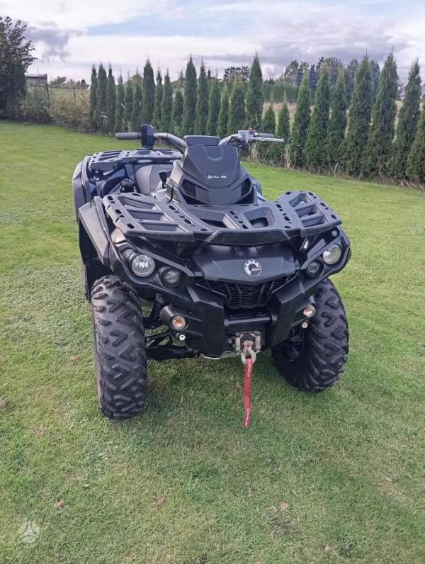 Black Can-Am Outlander 2018 in Kaunas, with an engine capacity of 1.00 L and mileage of 4 thousand km for 6900 €, photo 5 on AUTOMOTO.COM.LV