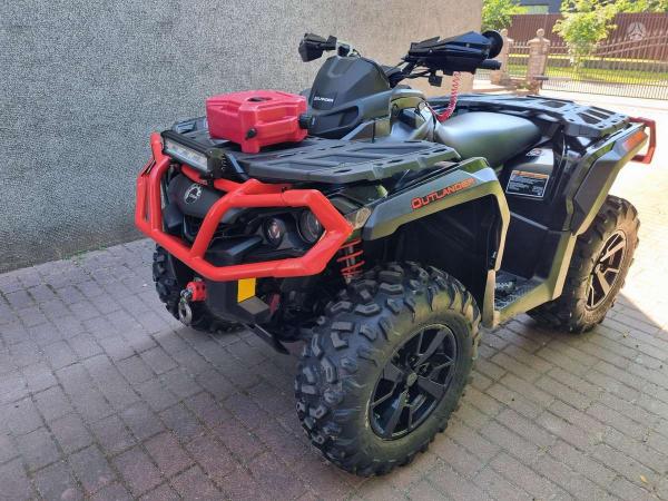 Black Can-Am Outlander 2020 in Siauliai, with an engine capacity of 0.85 L and mileage of 5 thousand km for 8500 €, photo 6 on AUTOMOTO.COM.LV