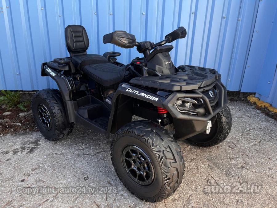 Melns Can-Am Outlander 2026 Tallina, ar dzinēja tilpumu 0.00 L un nobraukumu 0 tūkst. km par 430 €, foto 1 vietnē AUTOMOTO.COM.LV
