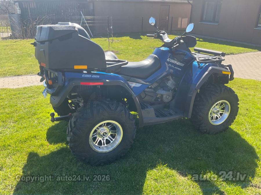 Blue Can-Am Outlander 2013 in Valga, with an engine capacity of 0.00 L and mileage of 7 thousand km for 7500 €, photo 7 on AUTOMOTO.COM.LV