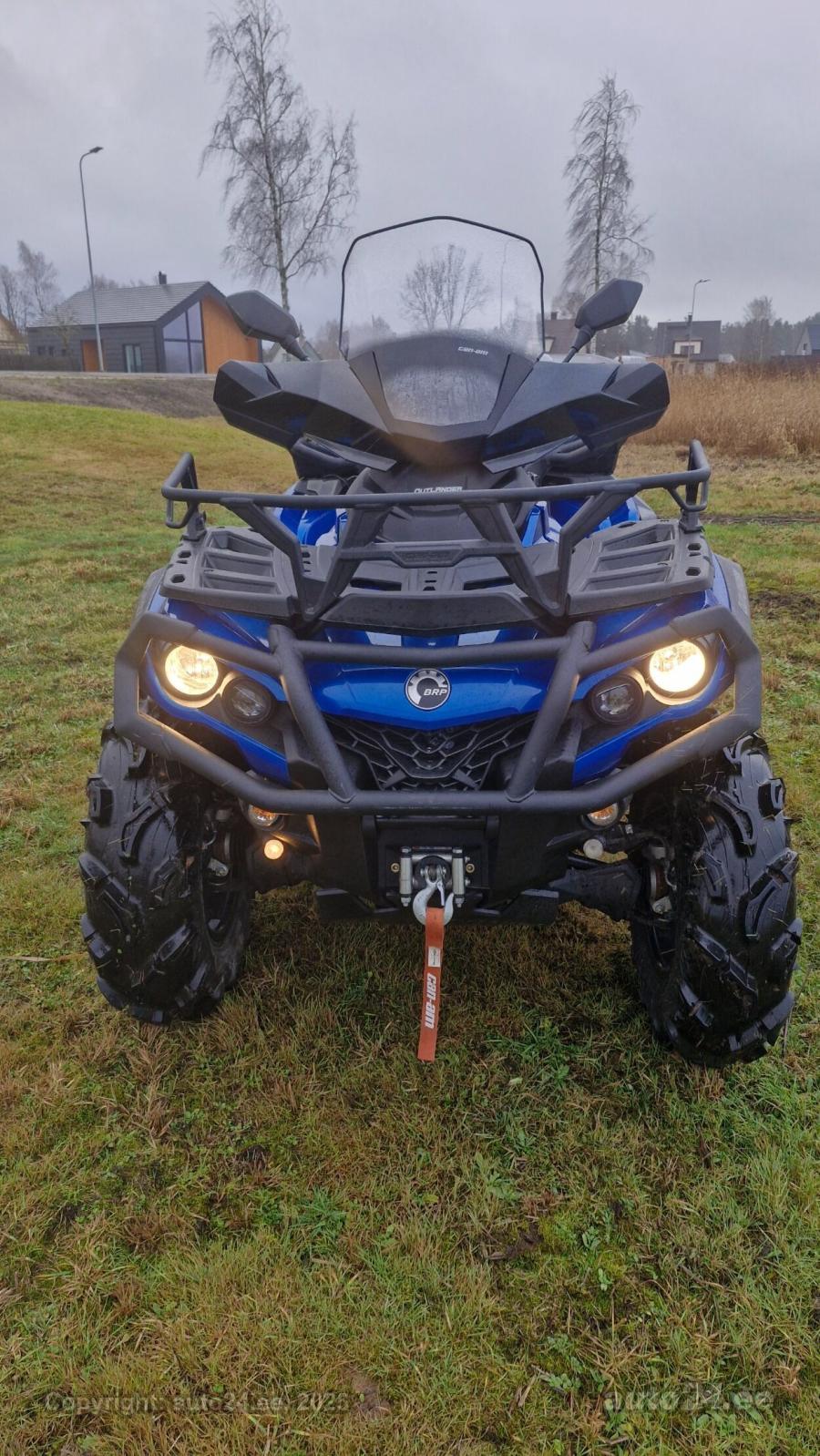 Blue Can-Am Outlander 2022 in Tallinn, with an engine capacity of 0.65 L and mileage of 2 thousand km for 10700 €, photo 4 on AUTOMOTO.COM.LV