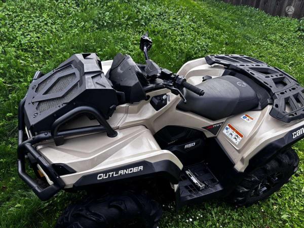 Brown Can-Am Outlander 2022 in Zarasai, with an engine capacity of 0.65 L and mileage of 2 thousand km for 7850 €, photo 7 on AUTOMOTO.COM.LV